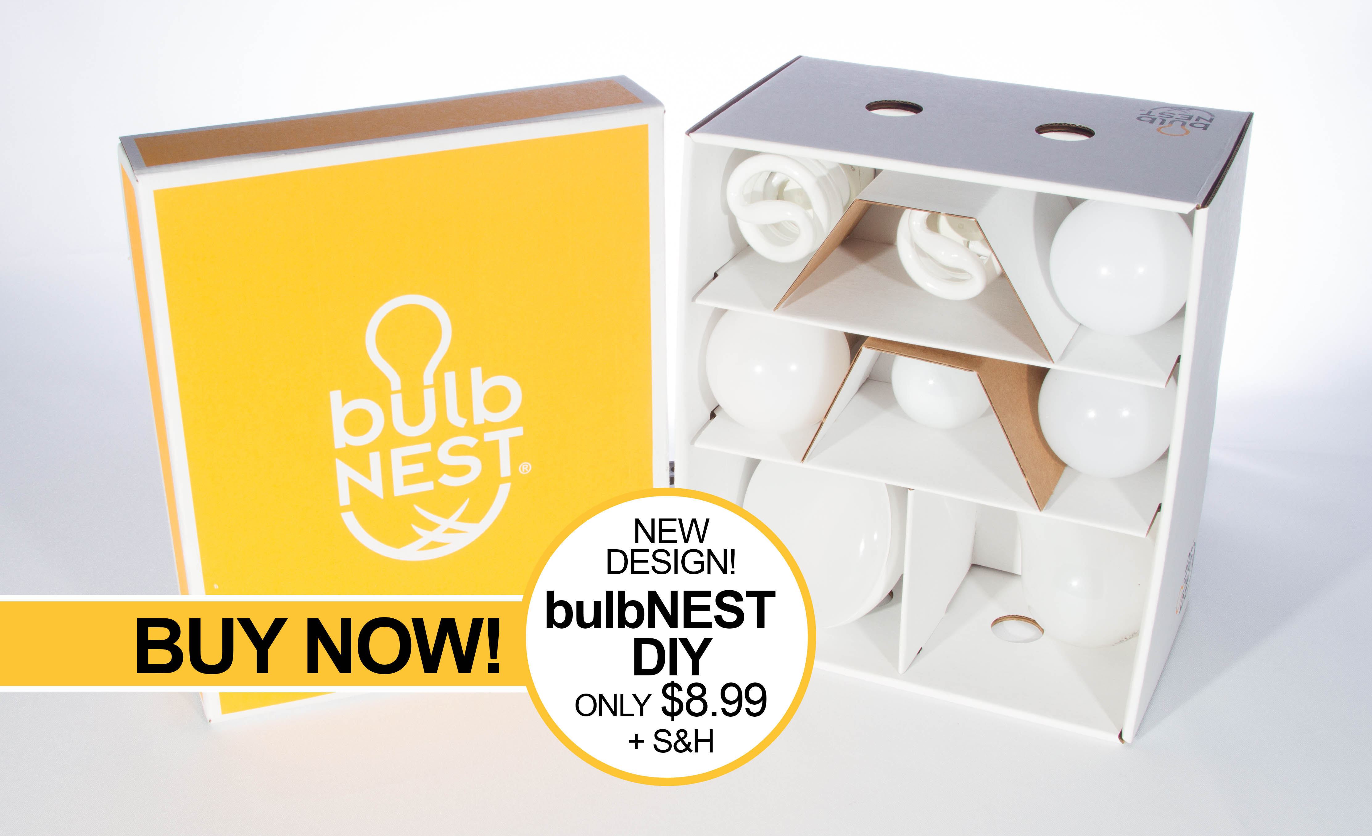 Light Bulb Storage Organizer